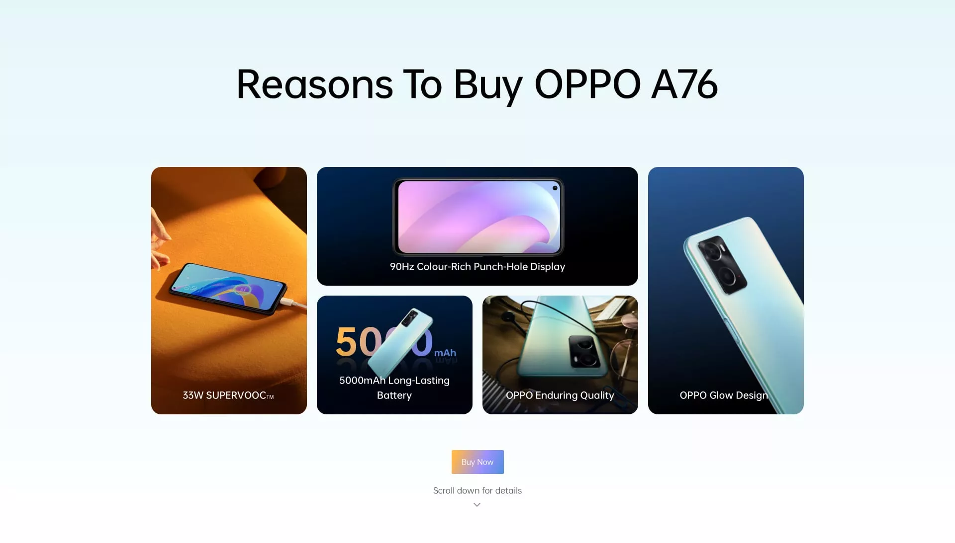 Buy OPPO A76 - OPPO Store (India)